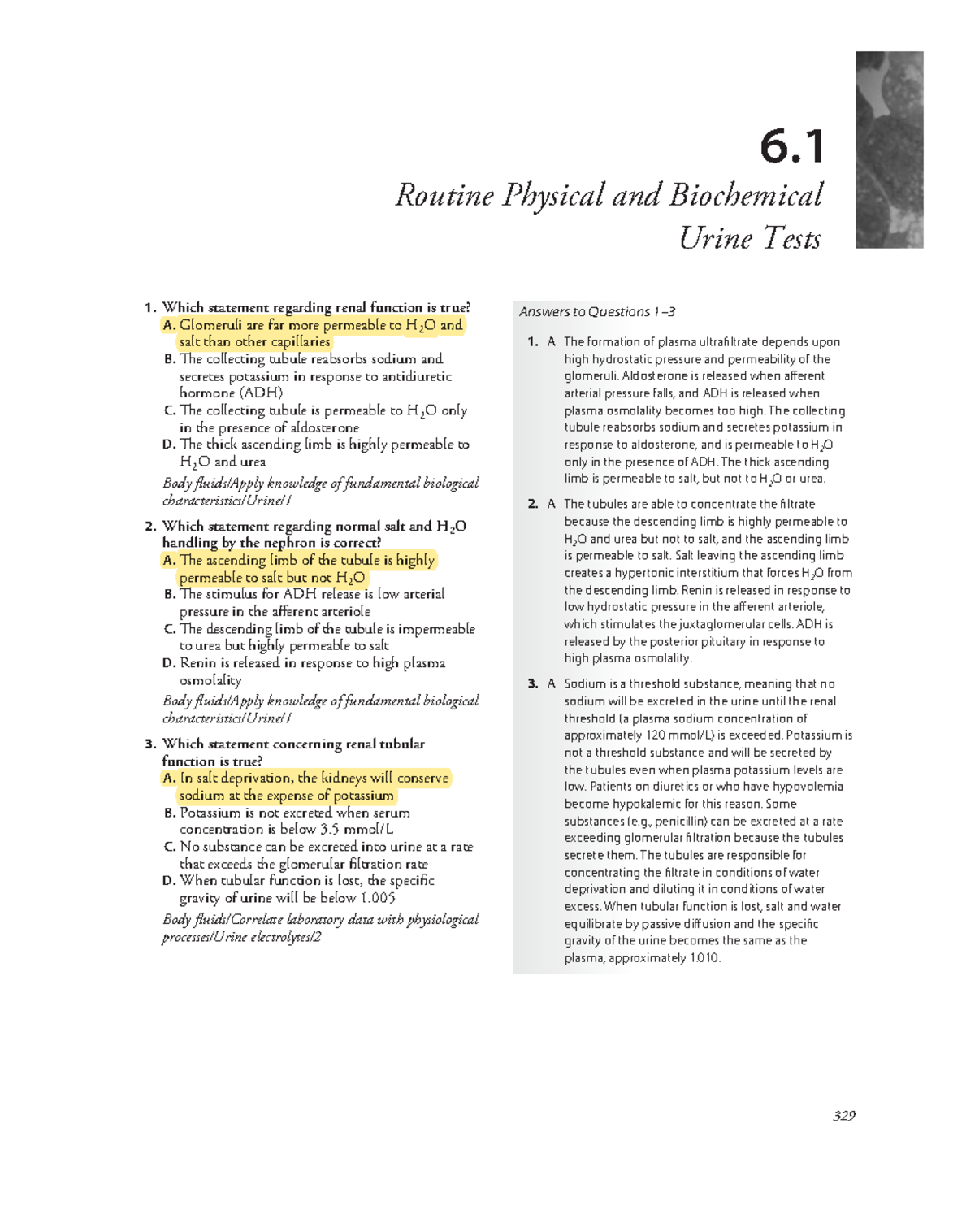 HARR AND Ciulla AUBF Highlighted - Answers to Questions 1– A The ...