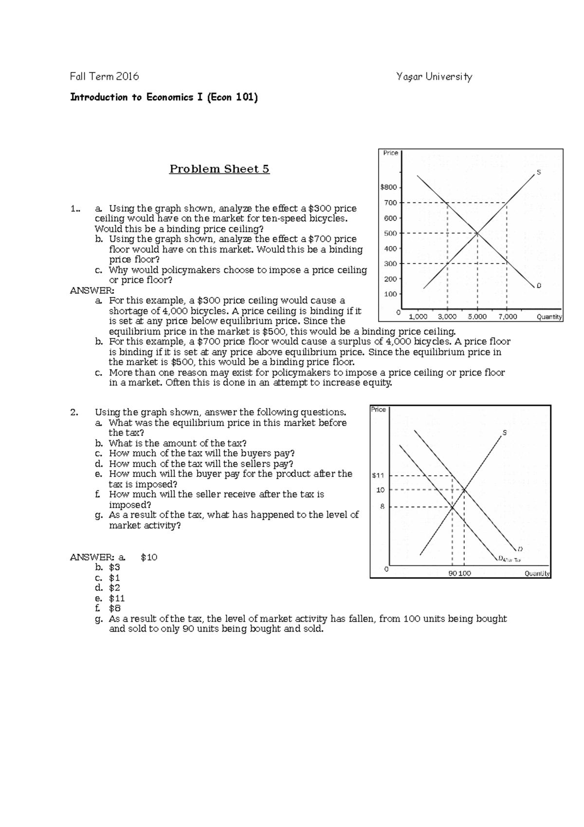 Answer-key-of-ps5 2 - practice - Fall Term 2016 Yaşar University ...