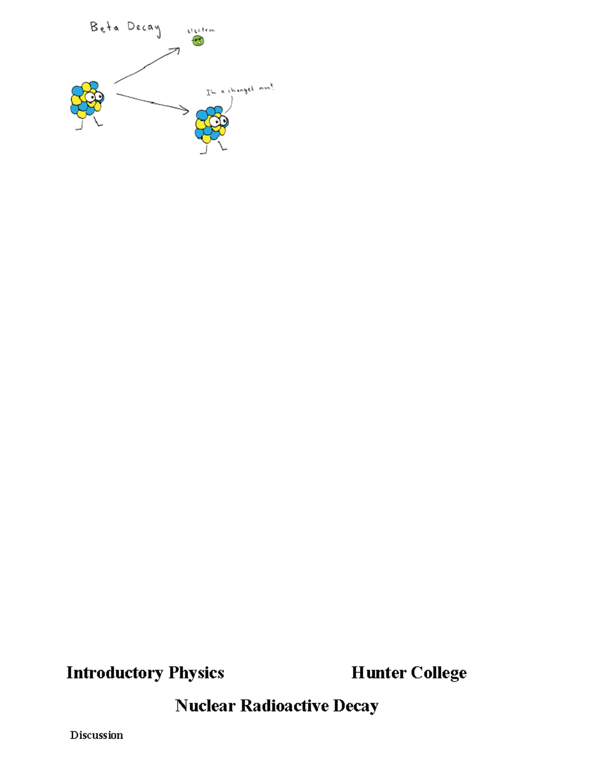 011 Nuclear Radioactive Decay - Introductory Physics Hunter College ...