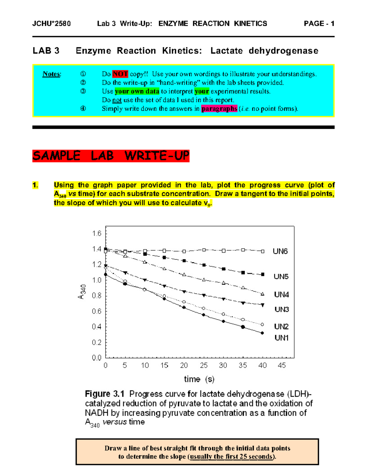 Lab3Sample Write Up-1 - BIOC 2580 - U of G - Studocu