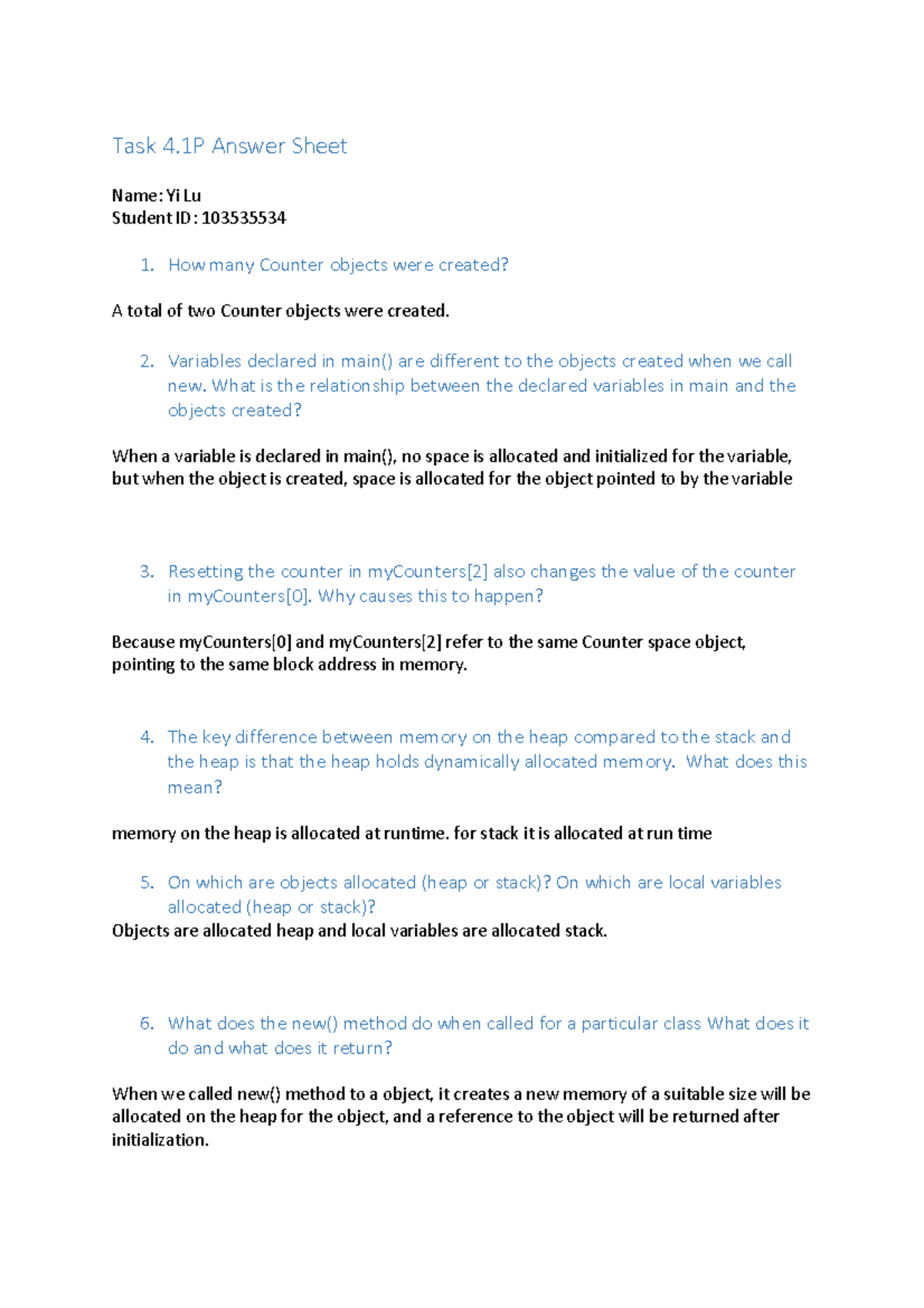 4.1P - Answers - 4.1P - Task 4 Answer Sheet Name: Yi Lu Student ID ...