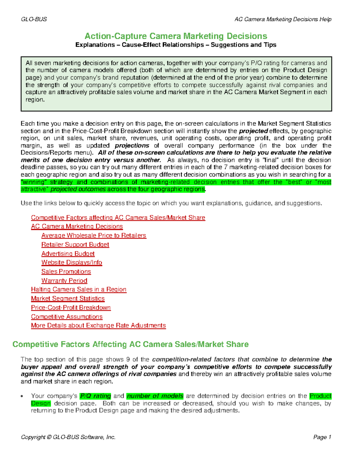 Ac camera - Action-Capture Camera Marketing Decisions Explanations ...