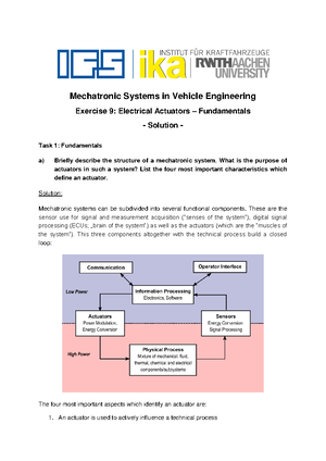 Exercise 01 Basic Electronics - 1. Exercise Task 1: (Simple electric ...