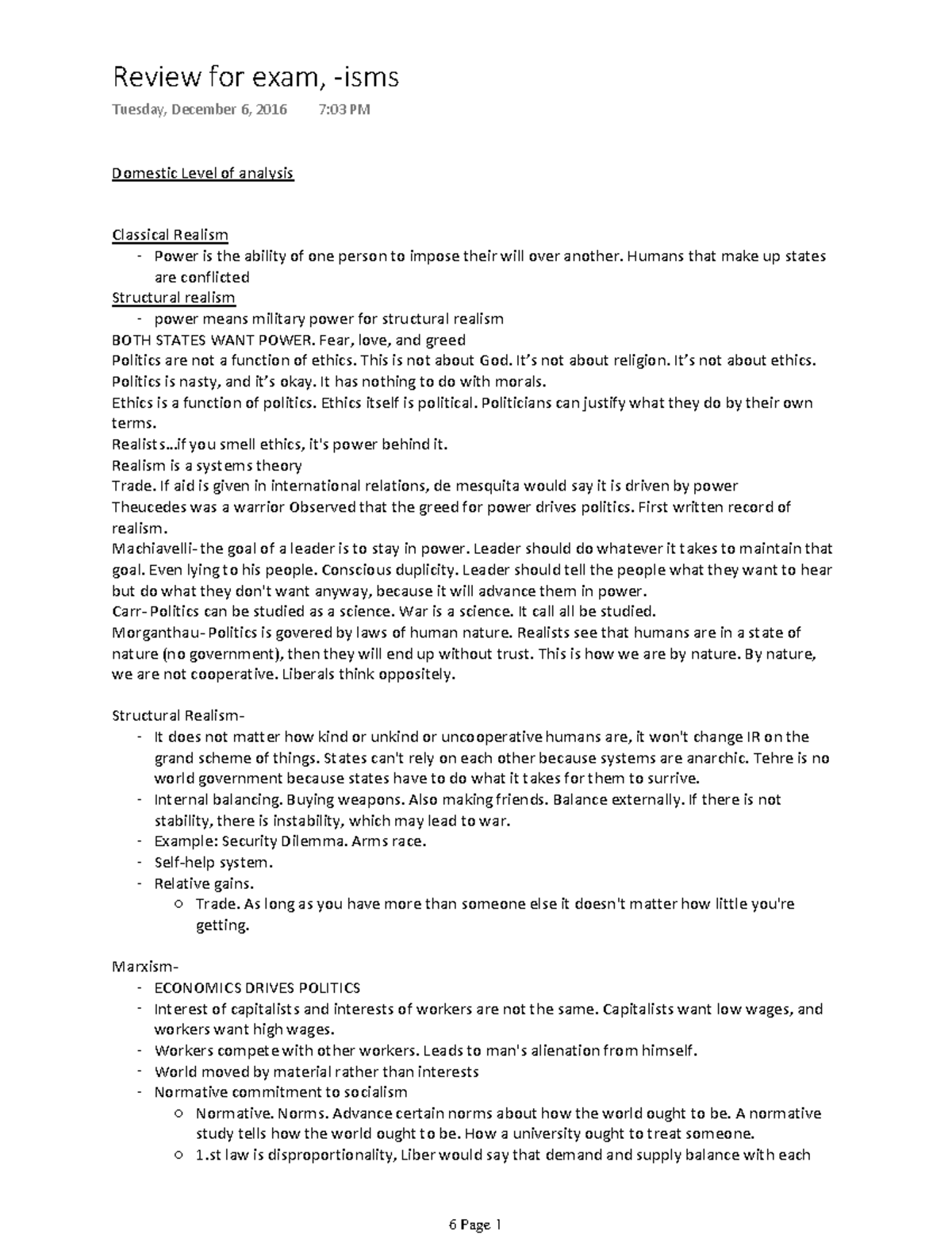 Review for exam, -isms - Help with midterm essay prompts and practice ...