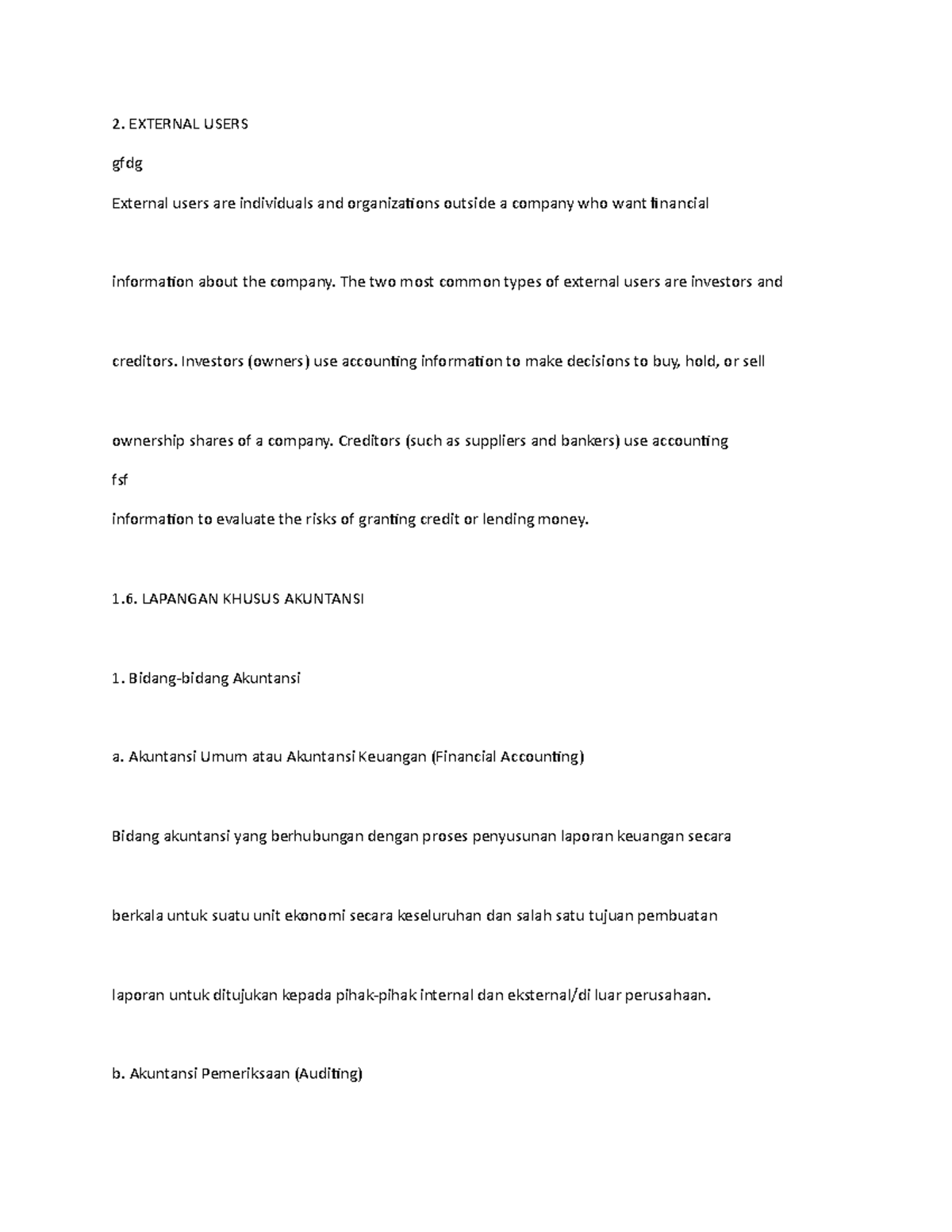 2. External USE - EXTERNAL USERSgfdg External users are individuals and ...