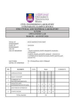 Specific gravity test - geotechnical testing lab - DETERMINATION OF ...