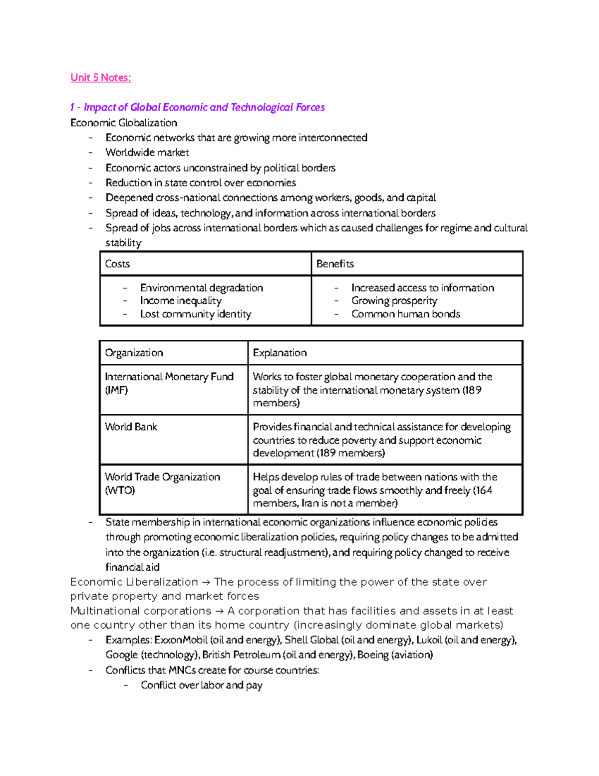 AP COGO UNIT 5 - Study guide for AP CoGo Unit 5. - Studocu