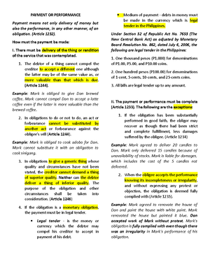 Joint and Solidary Obligation - JOINTS AND SOLIDARY OBLIGATIONS In a ...