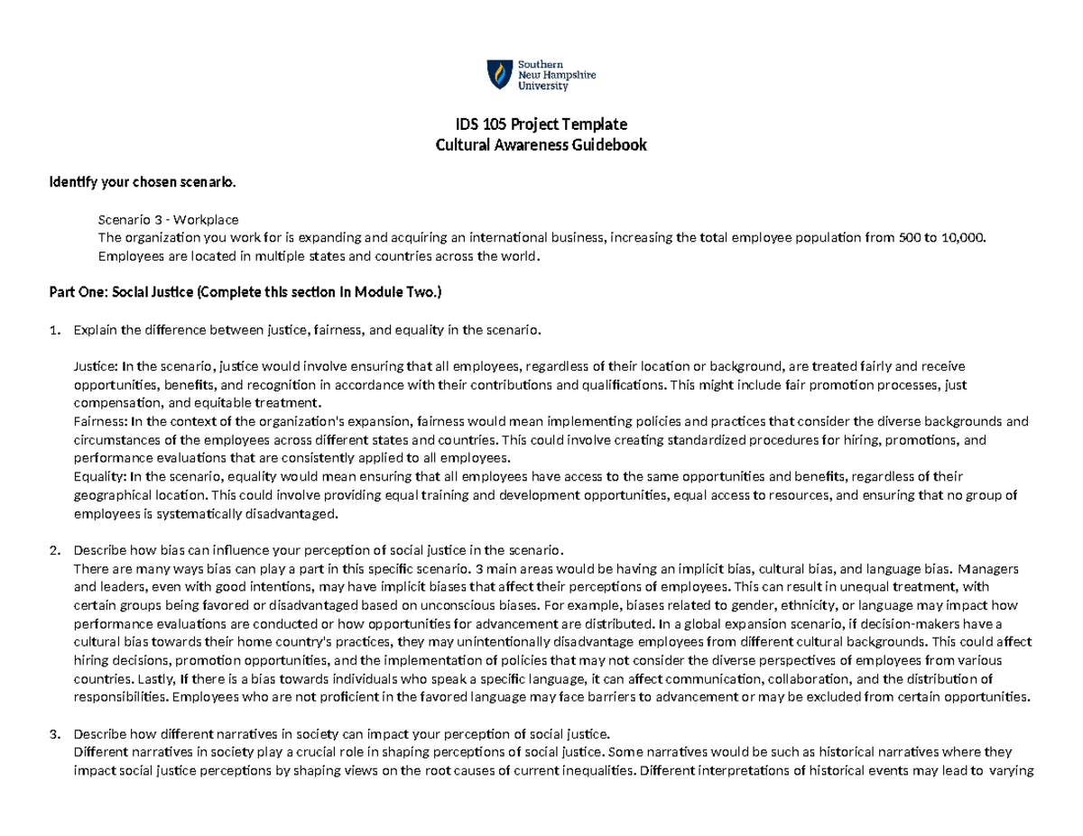 IDS 105 Project Template Jordan Isaac Part 1 - IDS 105 Project Template ...