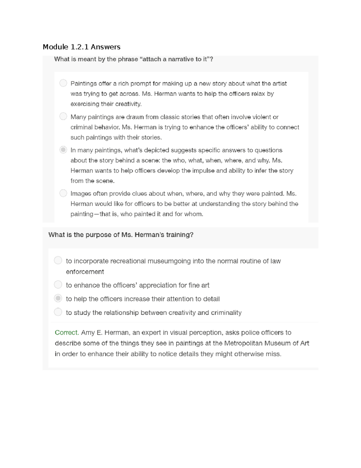 Title for the coursework - BIO205 - Module 1.2 Answers - Studocu