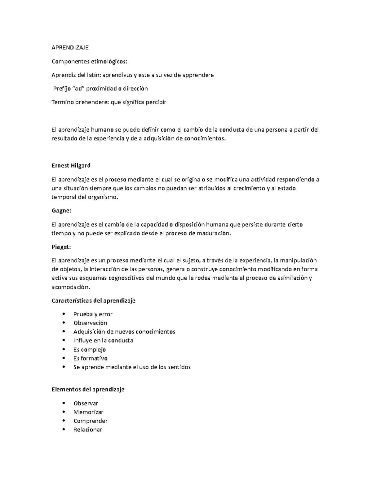 Aprendizaje - xncv m,zfnvs dskjfnsdrhg - APRENDIZAJE Componentes ...