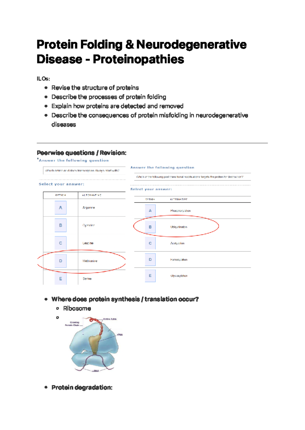 Protein Folding and Neurodegenerative Disease - Proteinopathies - P ro ...