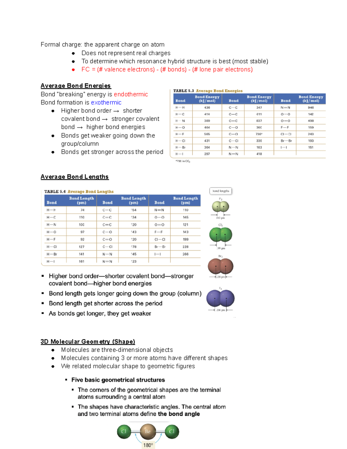 Chapter 5 Notes - Schwartz - Formal charge: the apparent charge on atom ...