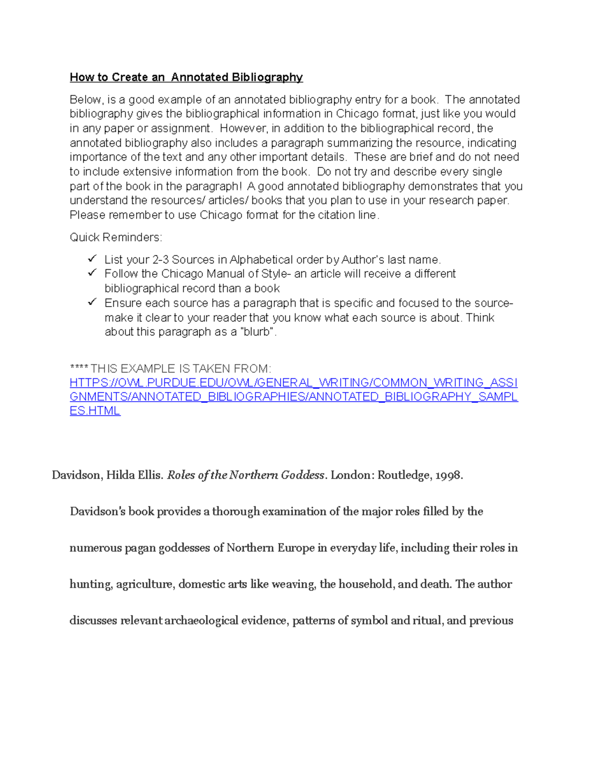 How to create an annotated bibliography - ARCH1005 - Memorial ...