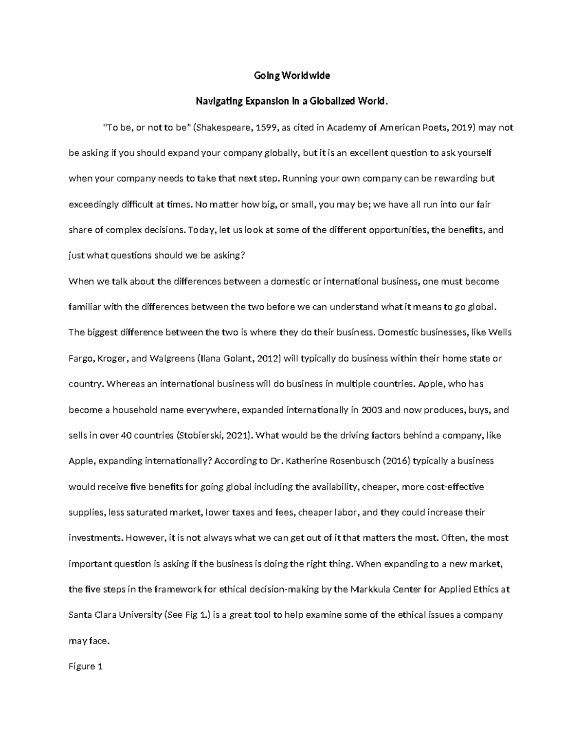Going Worldwide 2 - Prompt: Create an article that could be shared ...