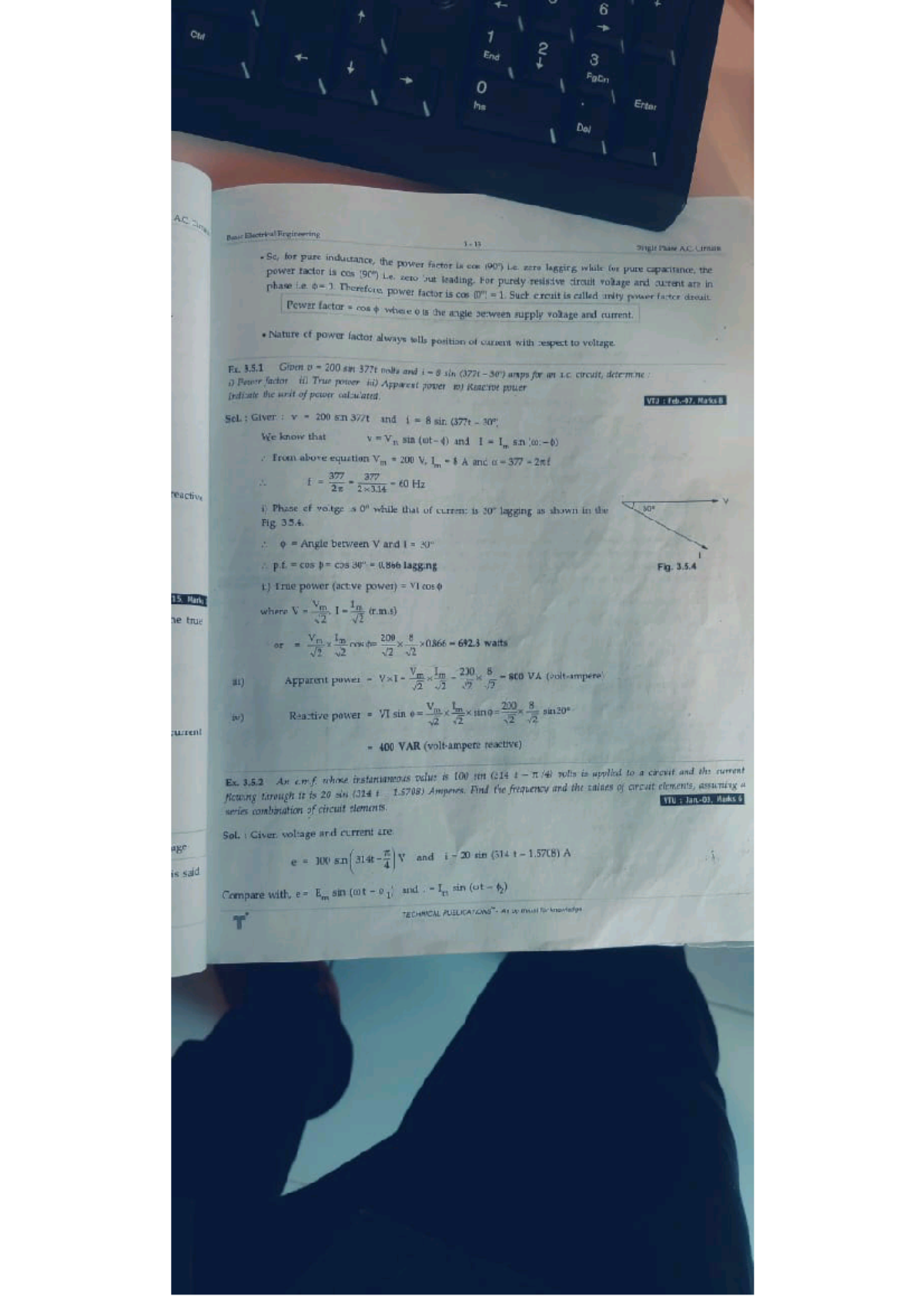 Module-2 Problems - practice this topics is eficent - Basic Electrical Engineering Single Phase ...