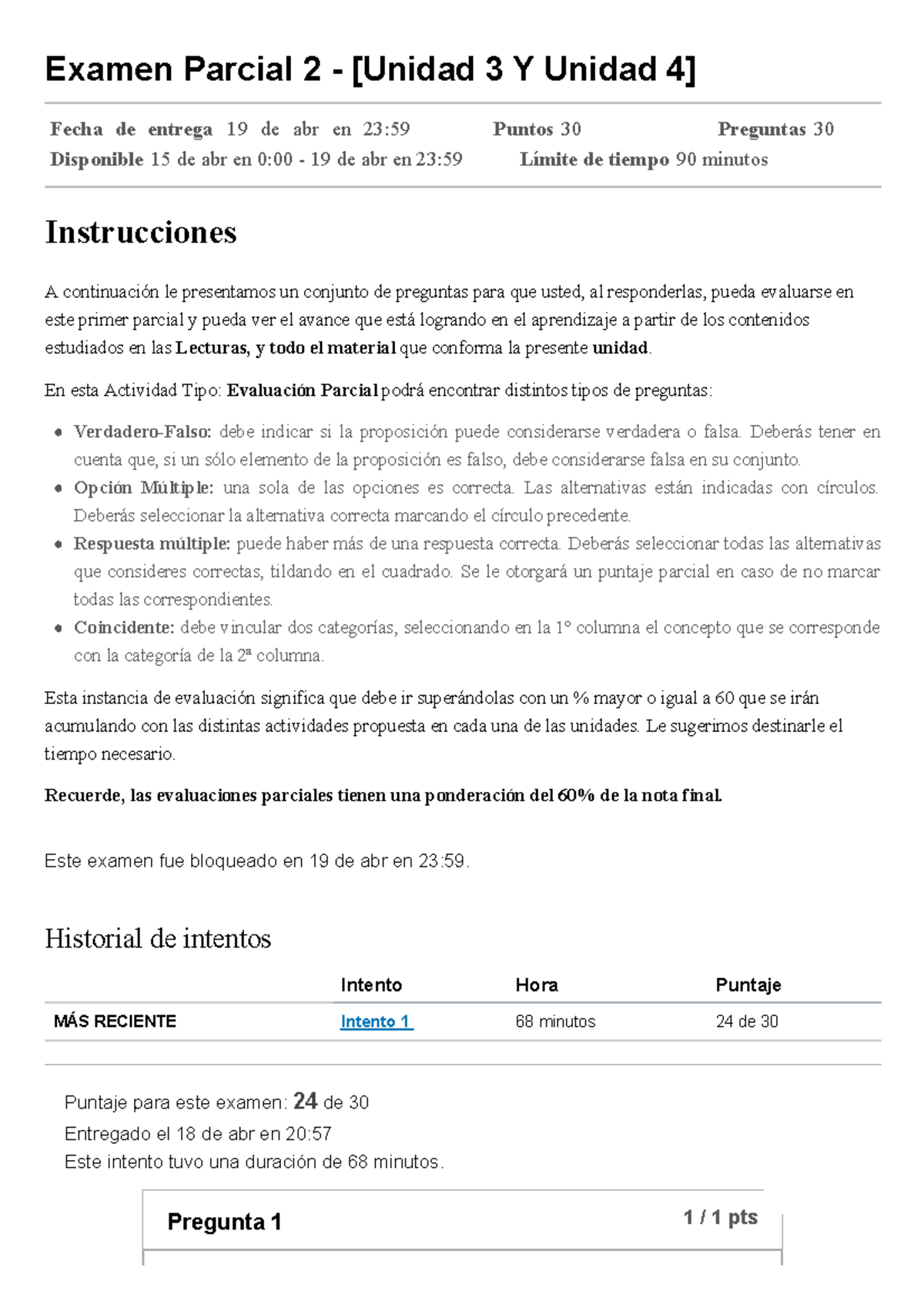Examen Parcial 2 - [Unidad 3 Y Unidad 4] Matemática PARA LA Empresa I ...