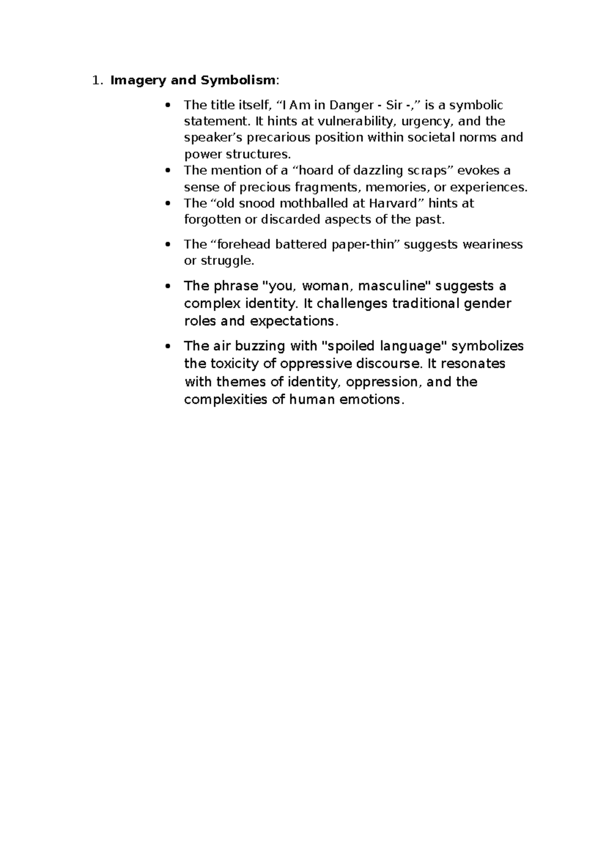 Symbolism - Summary The Cambridge Companion to Emily Dickinson - 1 ...