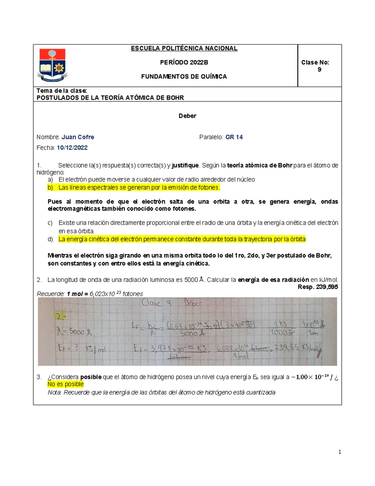 Hoja de trabajo 17 - DINÁMICA DEL SÓLIDO RÍGIDO PREGUNTAS Torque y ...