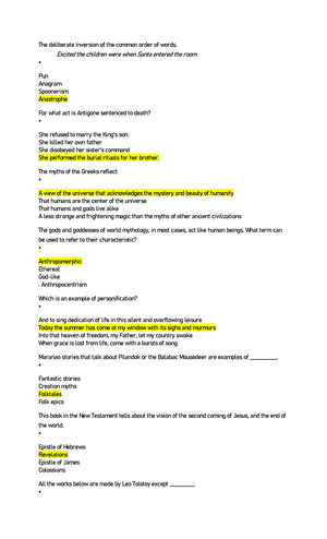 Philippine Literature - A. PHILIPPINE LITERATURE SHORT STORIES 1. JOSE ...