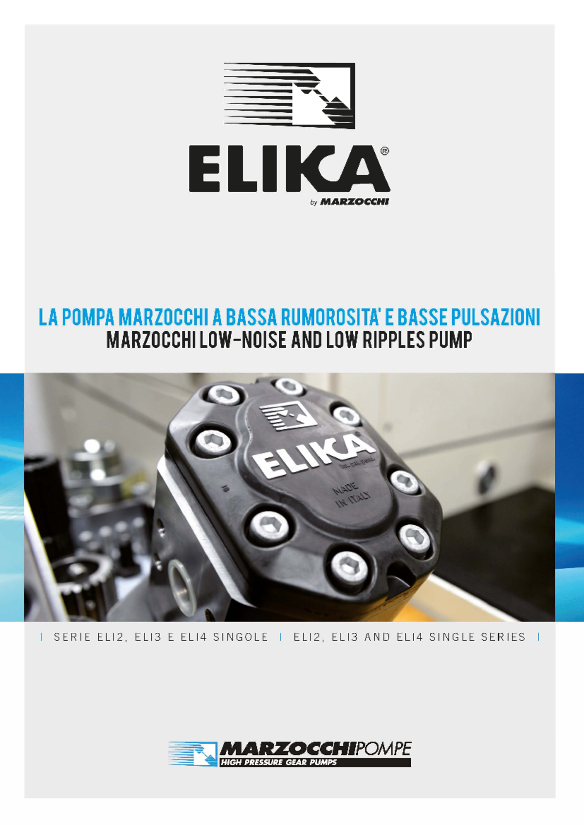 bombas hidraulicas - Marzocchi-elika - ELIKA Marzocchi's proposal for ...