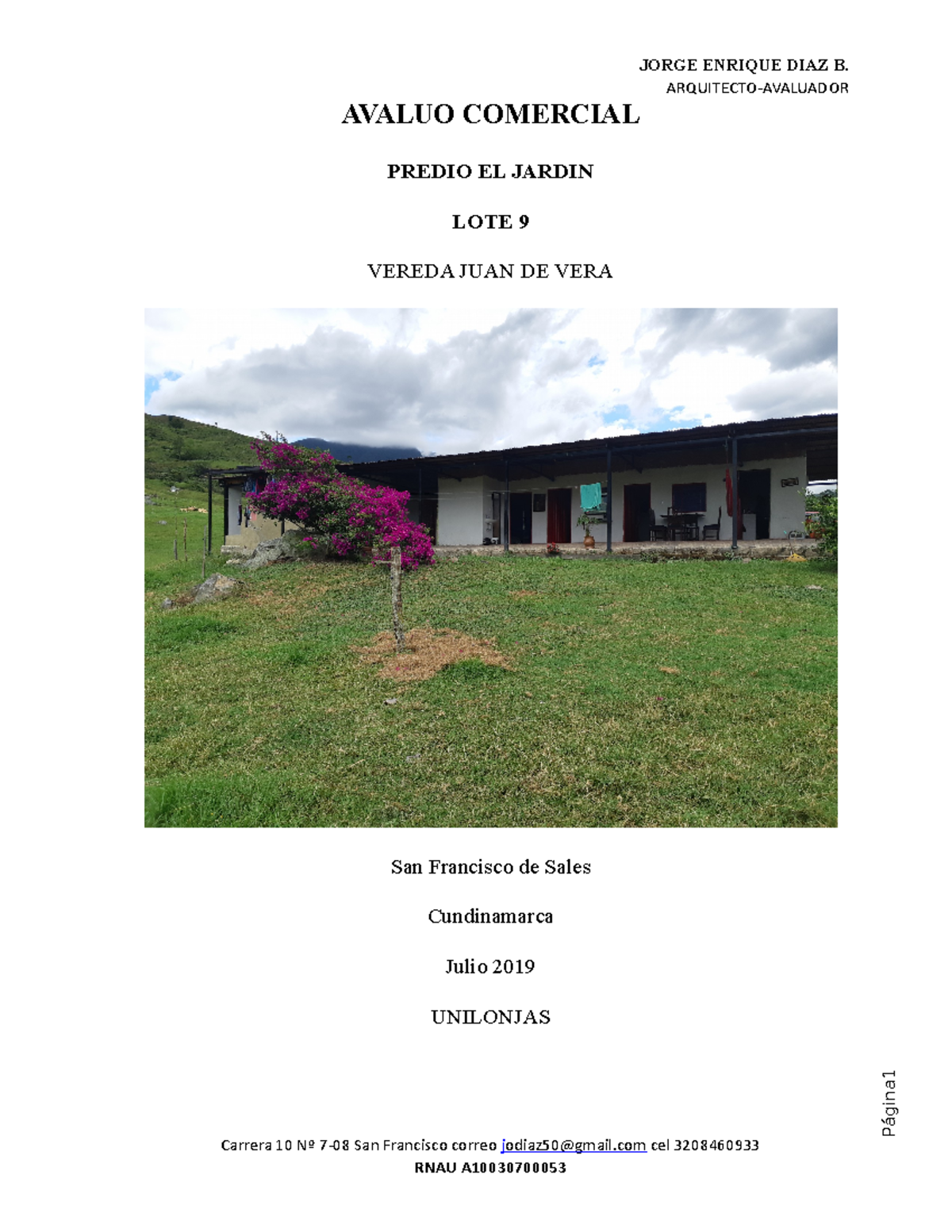 Avaluo el jardin - Página ARQUITECTO-AVALUADOR AVALUO COMERCIAL PREDIO EL JARDIN LOTE 9 VEREDA ...
