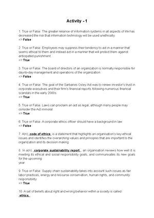 Activity 7 - sasas - ITSU 1001 Introduction to Computer Systems and Networking Activity 7 Please ...