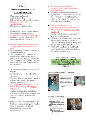 Leptospirosis - Bs Nursing - Studocu