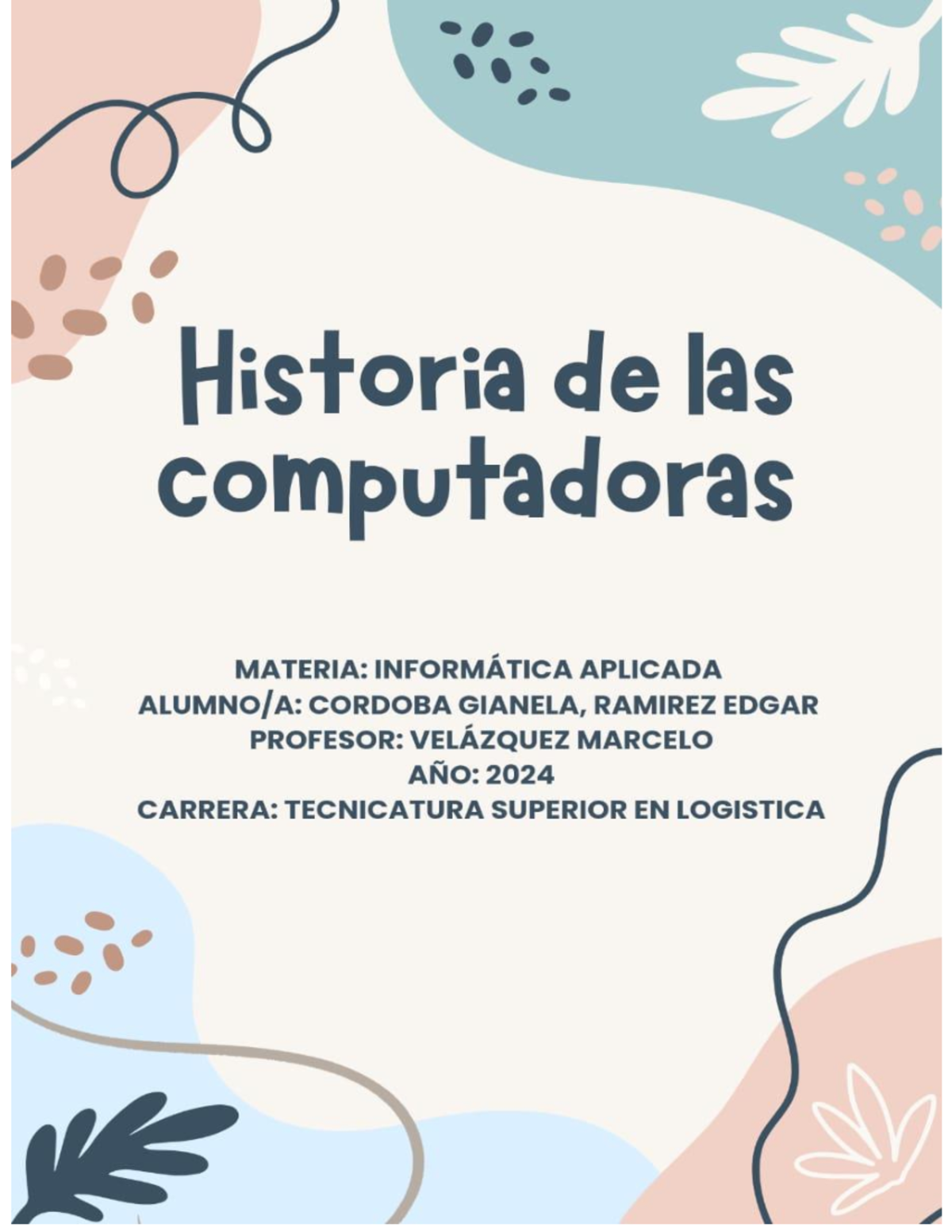 historia de la pc - INTRODUCCIÓN A LA HISTORIA DE LA COMPUTADORA. Definición de computadora y su ...