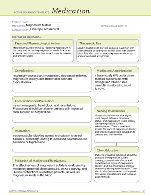Medication Template For Ranitidine - ACTIVE LEARNING TEMPLATES ...