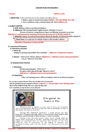 07 Laboratory Exercise 1 ARG - TH 07 Laboratory Exercise 1 – ARG ...
