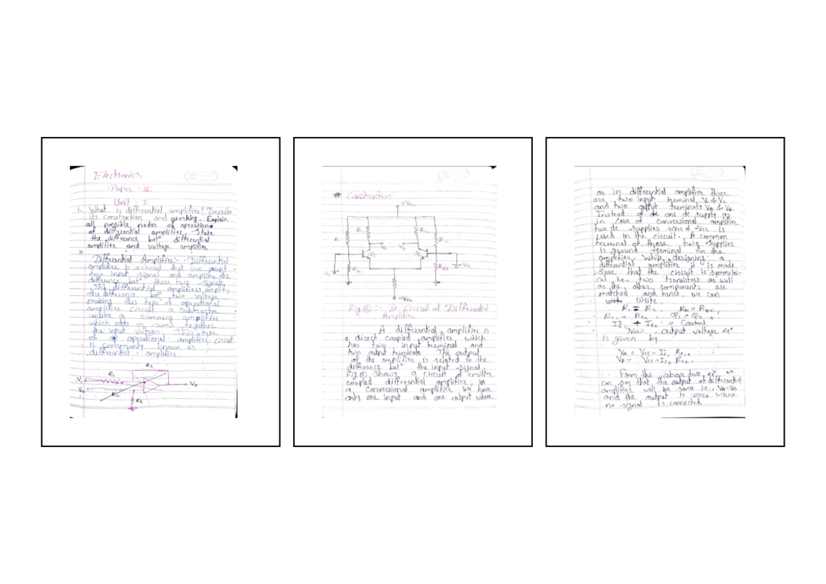 Doc1 (3 files merged) - Handwritten notes - Electronic Devices and ...