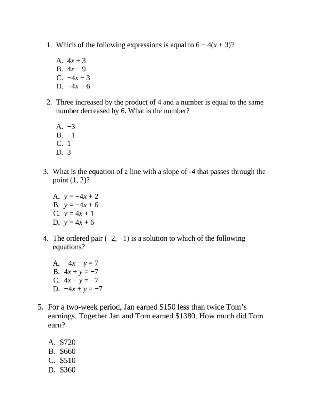 Equation inequalities worksheet - plus two maths notes - Studocu