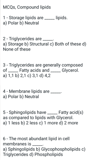 BRS Biochem questions - ####### · golipi- to degrade -. Partially ...