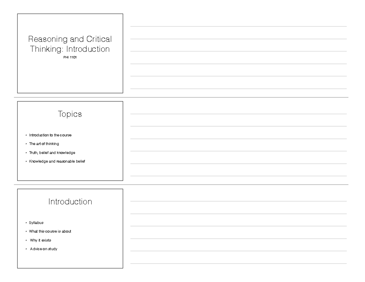 Slides 1 Handout F2022 - Mr. Martin's assignment for the class week 2 ...