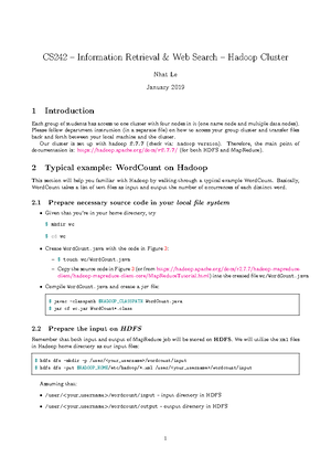 Instructions for Project Part A - PyLucene is pre-installed on those servers so that will save ...