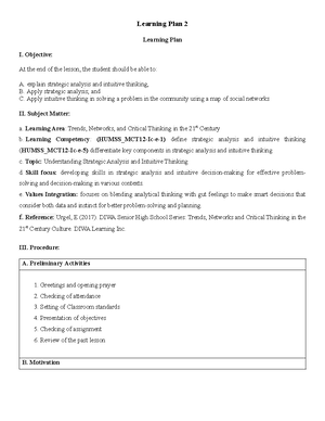 Detailed Lesson Plan English - Detailed Lesson Plan English (Grade 7 Aesthetic) Learning - Studocu