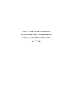 Task 1 Examining the Differentiated Classroom D187 - d187 - WGU - Studocu