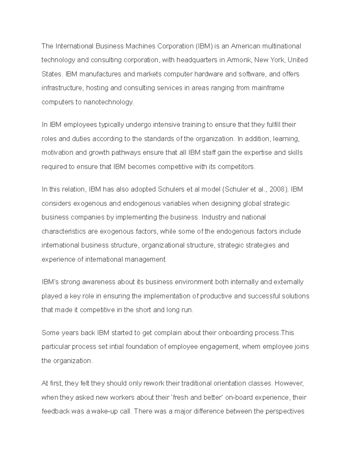 Features of IBM's Workplace Management - The International Business ...