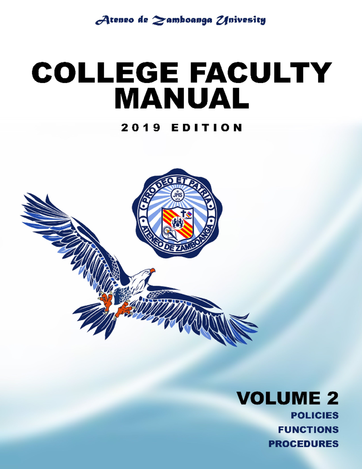 Faculty Manual 2019 Volume 2 - Page i I. EMPLOYMENT OF - Studocu