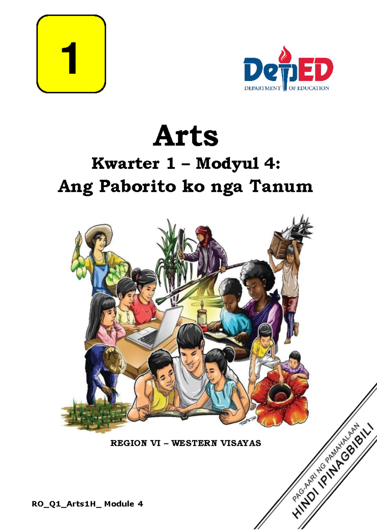 ARTS1 Q1 M4 Ang Paborito Ko Nga Mga Tanum v2 - Arts Kwarter 1 – Modyul ...