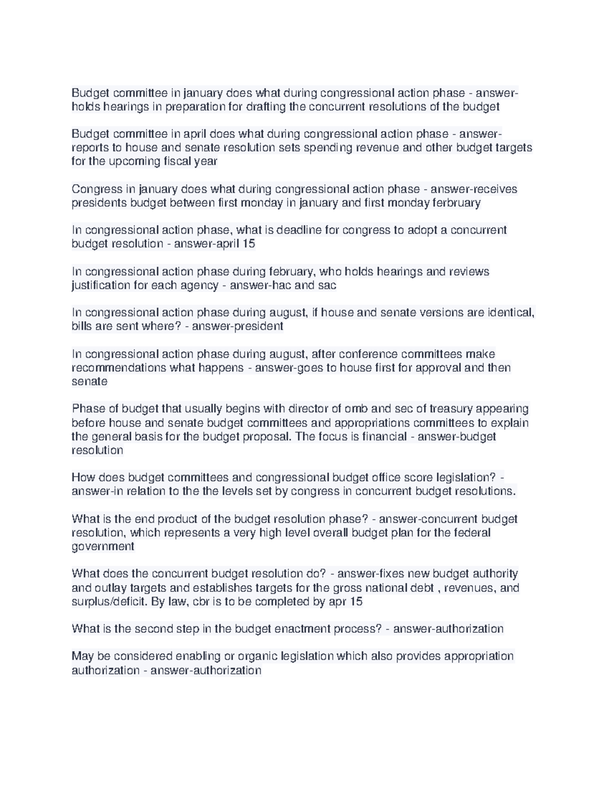 CDFM Module 1 Exam Update 2024-16 - Budget committee in january does ...