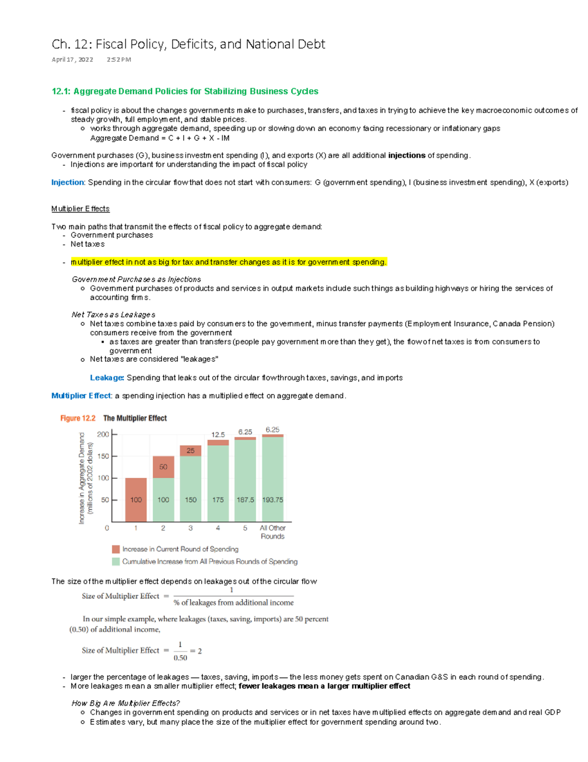 ECN 204 CH. 12 - Jus chapter notes - - Studocu