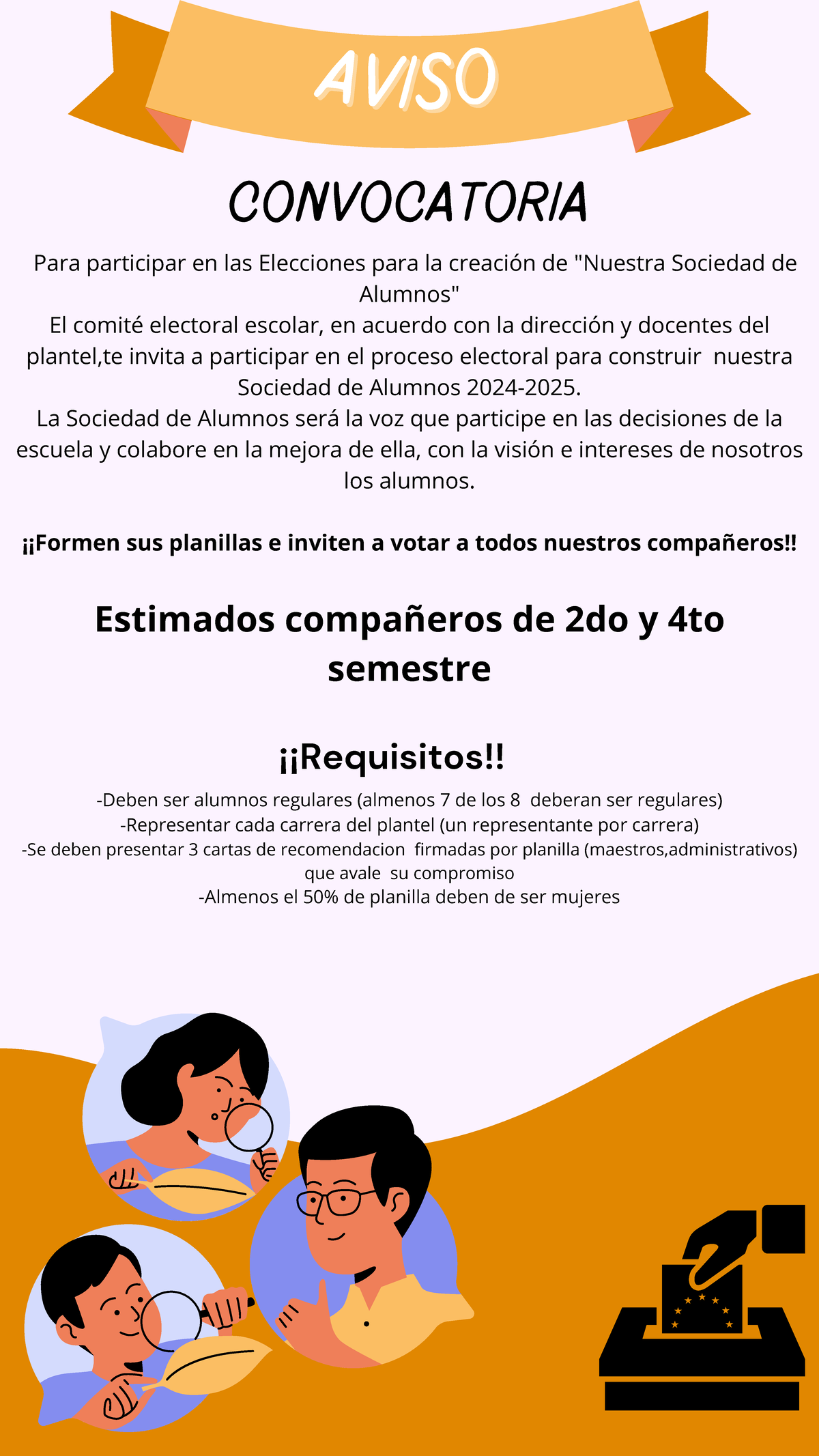 Convocatoria - ghfgh - A V I S O A V I S O Convocatoria Estimados ...