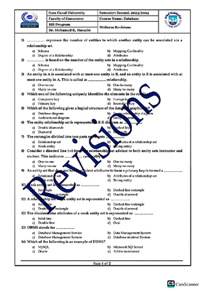 Asgmt 1 - assignment 1 quantitative analysis - Suez Canal University Semester: First, 2021 ...