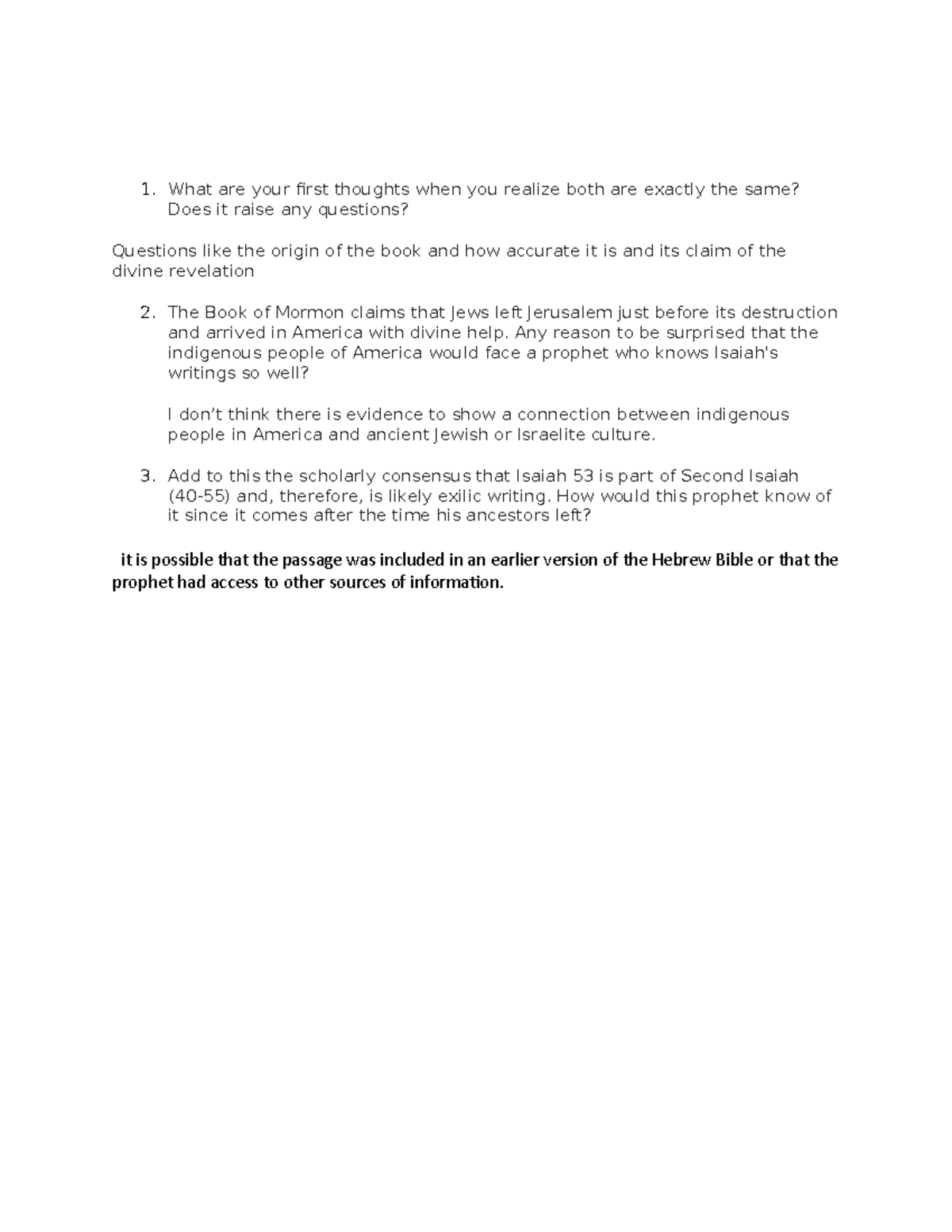 March 20 - assignment for huma 1850 - What are your first thoughts when ...