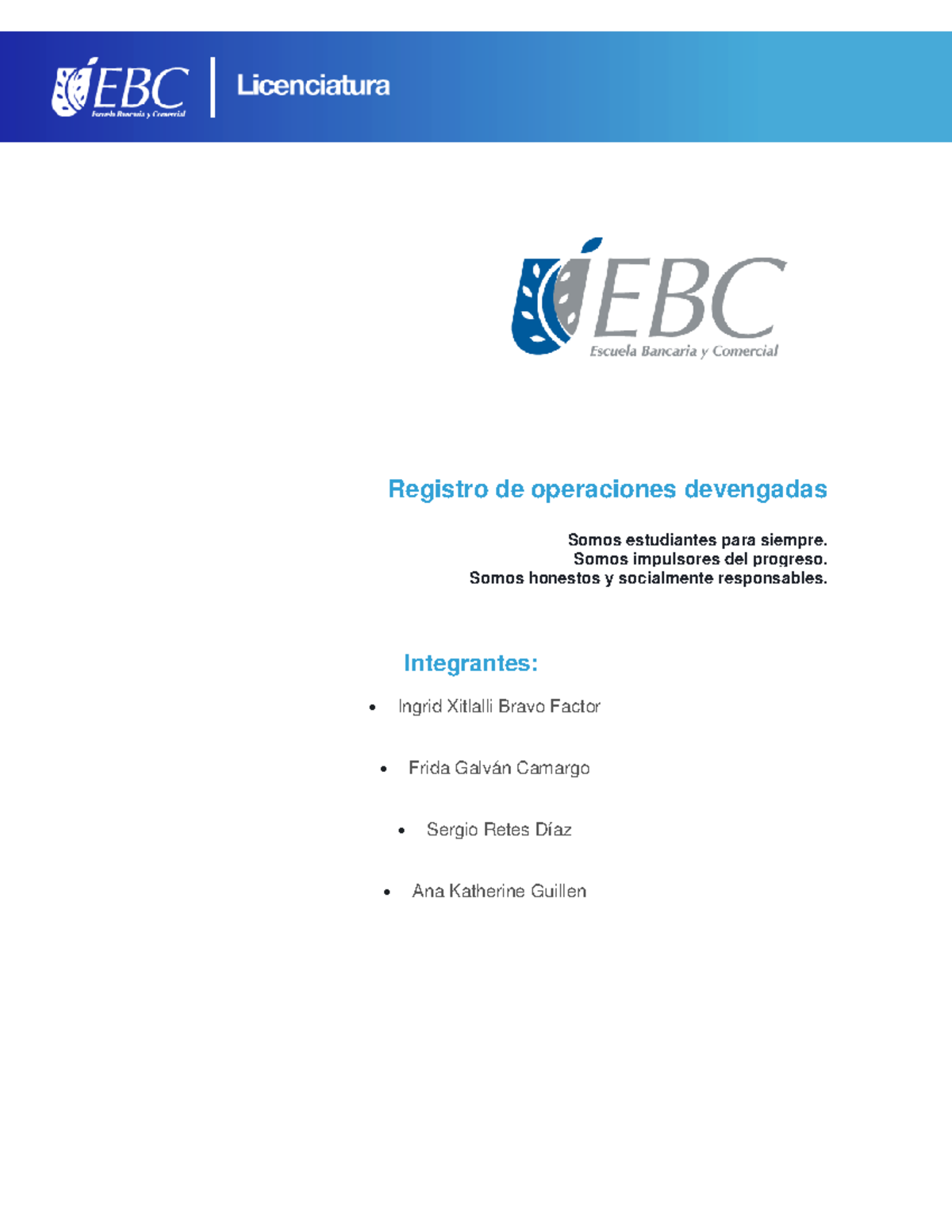 Caso 03 - Bases contables - equipo - Registro de operaciones devengadas ...