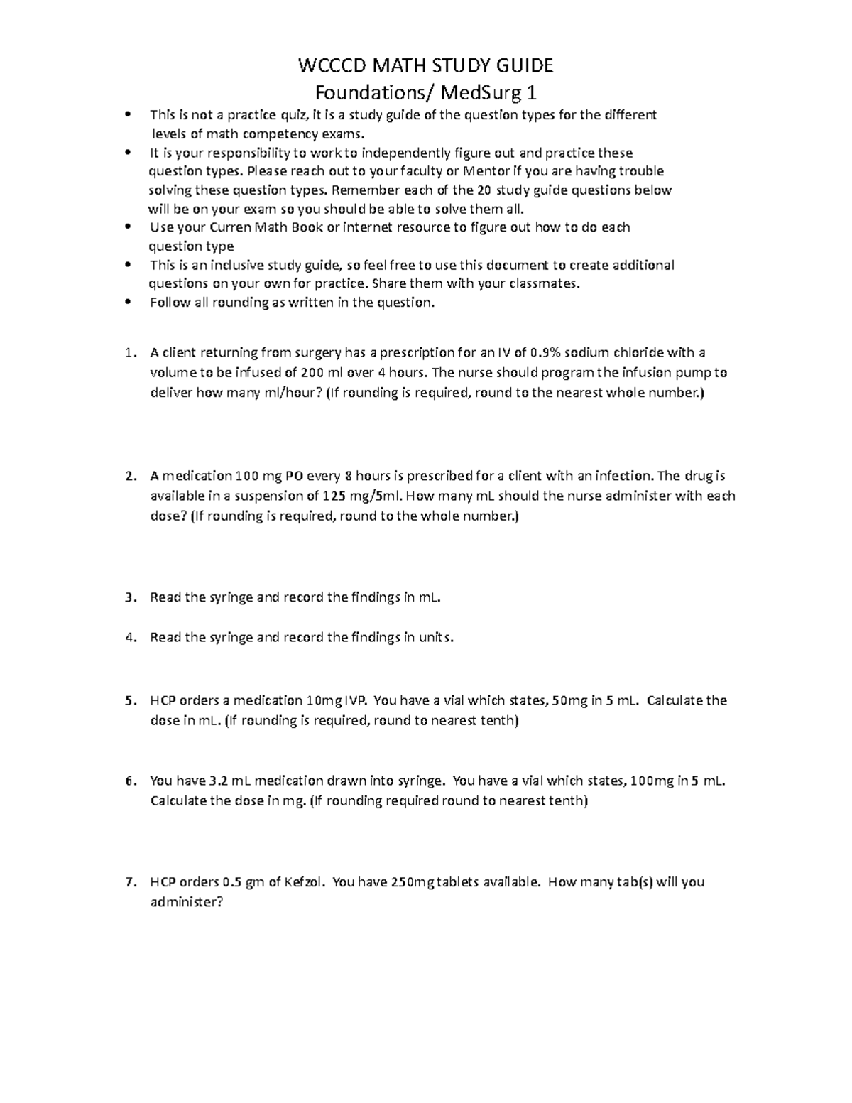 Foundations-MS1 Study Guide Answer key - WCCCD MATH STUDY GUIDE ...