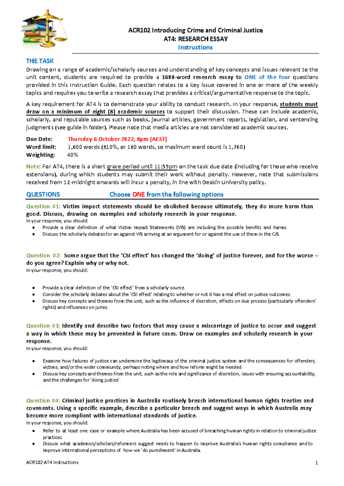 ACR102-AT4-Instructions 2022 - ACR102 Introducing Crime and Criminal ...