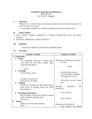 Kites and Trapezoid - grade 9 - DETAILED LESSON PLAN in MATHEMATICS 9 ...